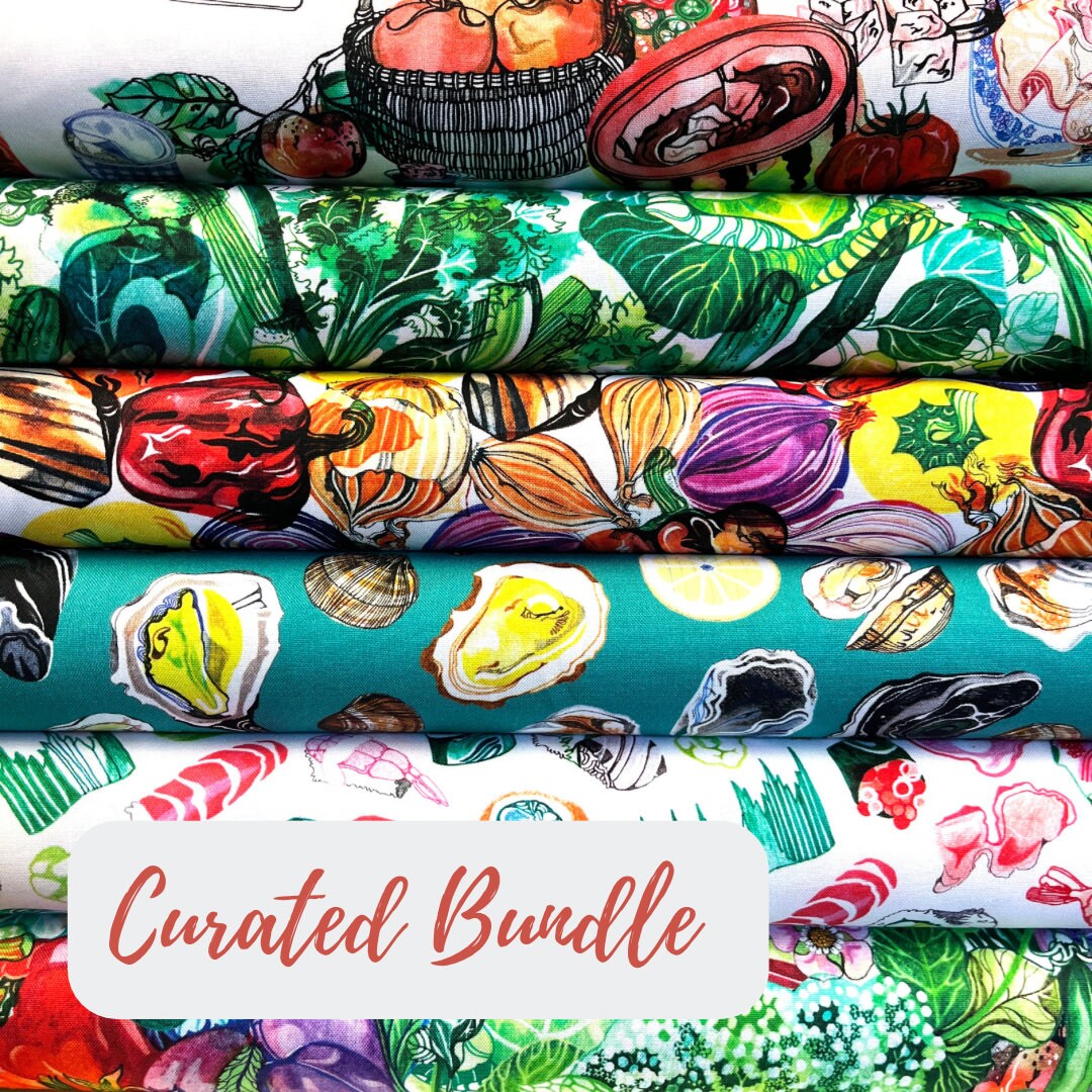 Chef's Table Fat Quarter Bundle by Hennie Haworth for Robert Kaufman ...