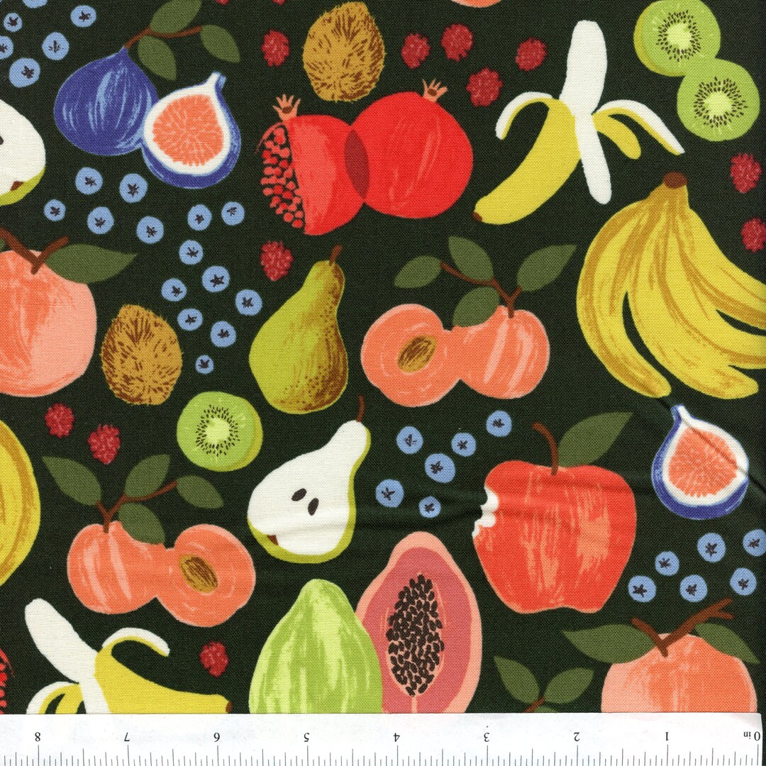 Orchard Fruit Stand in Hunter by Rifle Paper Co. for Cotton + Steel ...