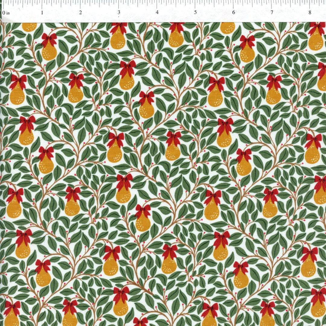 A Pear-fect Christmas Pear Tree in White by Cayla Naylor for Riley ...