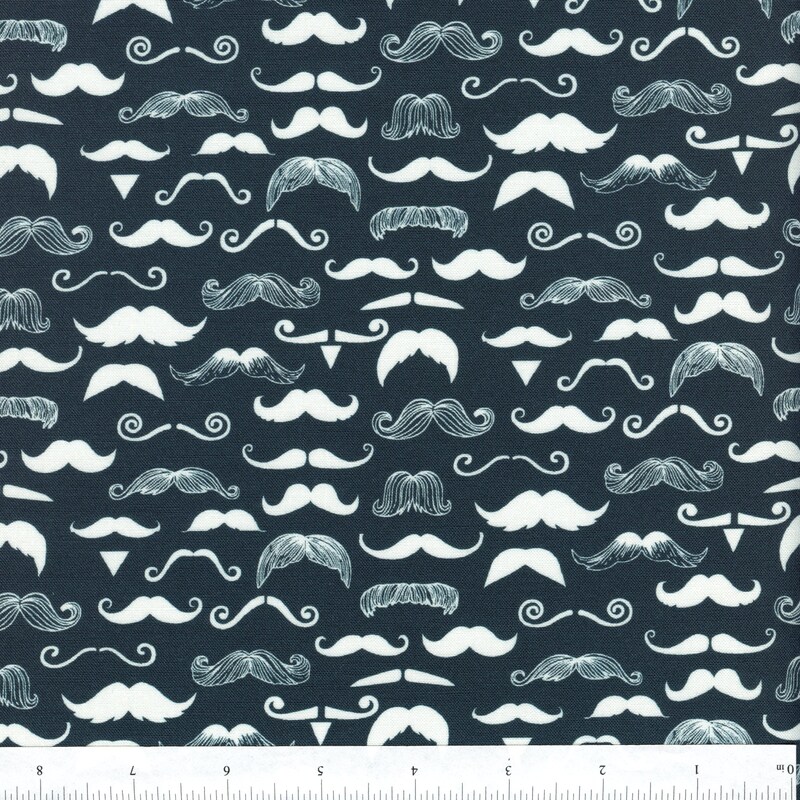 Mustache Fabrics - Etsy