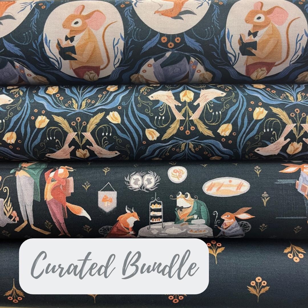 Dapper Den Fat Quarter Bundle by Rae Ritchie for Dear Stella Designs - 4 Fat Quarters - Etsy