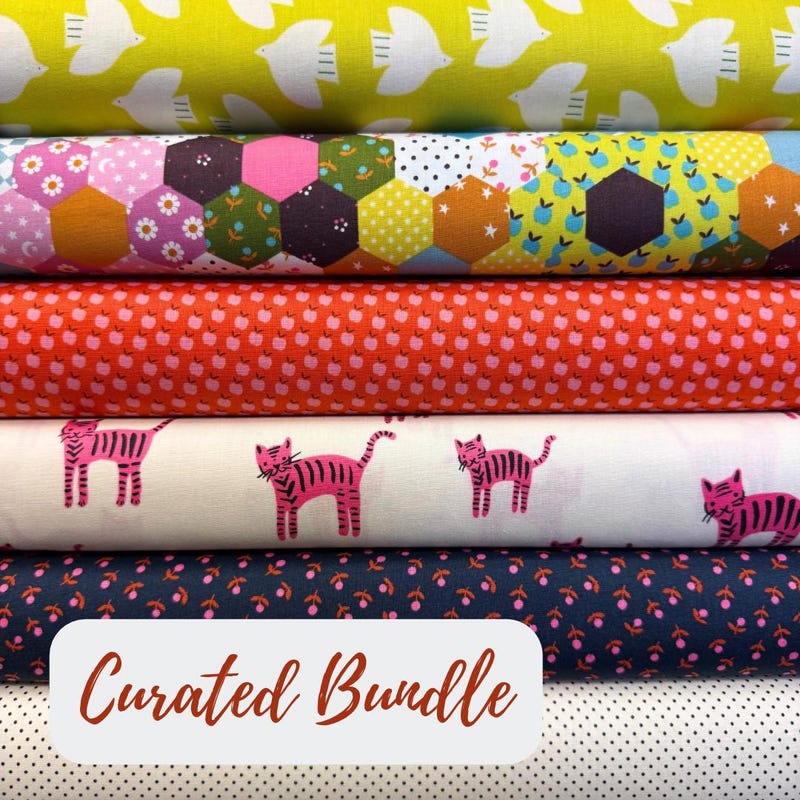 Catnap Birds Fabric - Etsy