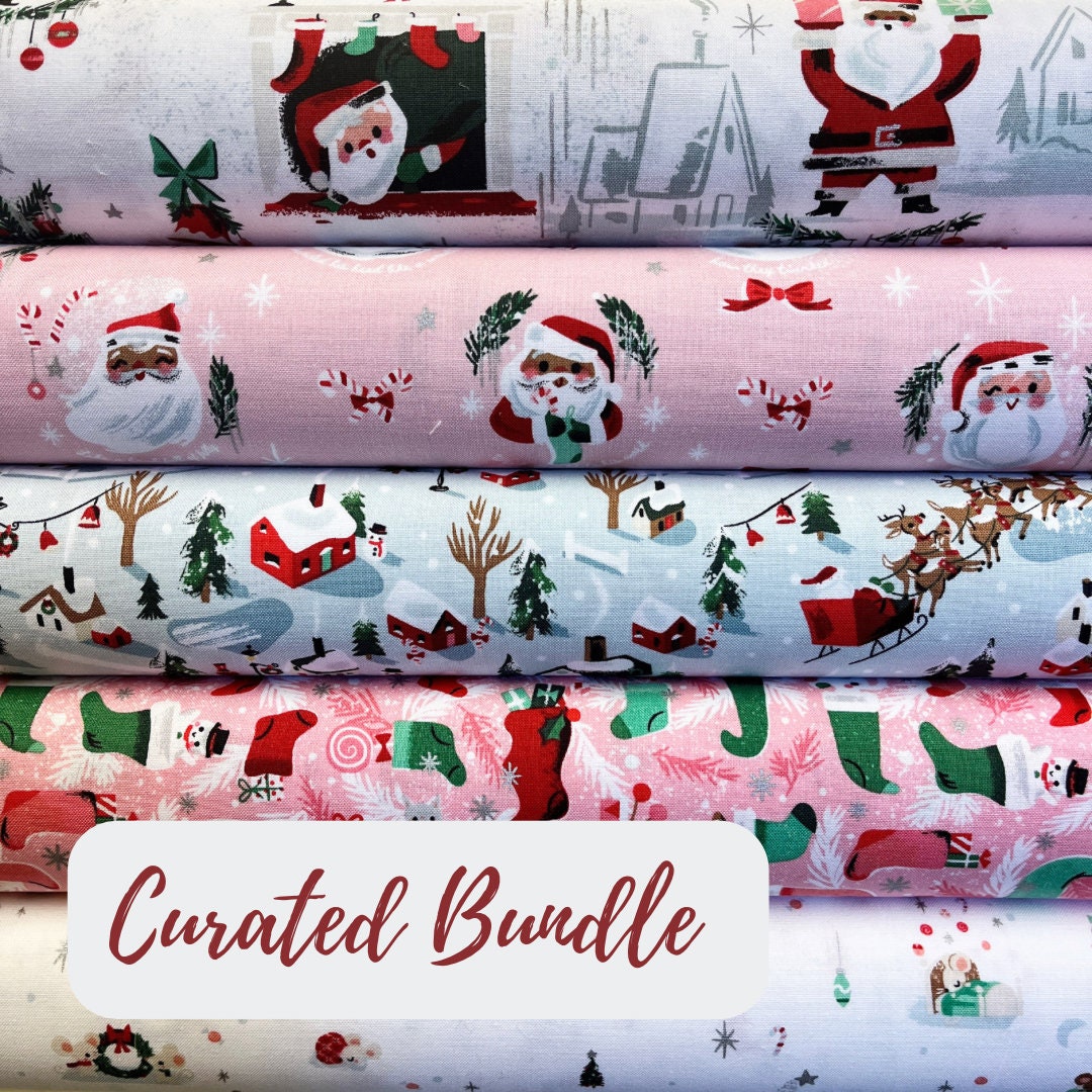 Twas Fat Quarter Bundle by Jill Howarth for Riley Blake Designs 5 Fat ...