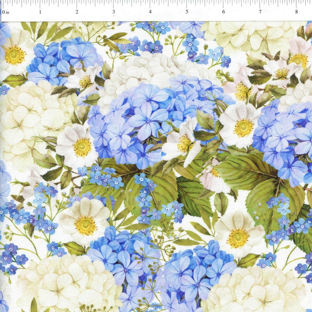 Periwinkle Spring Packed Floral in Periwinkle by in the Beginning ...