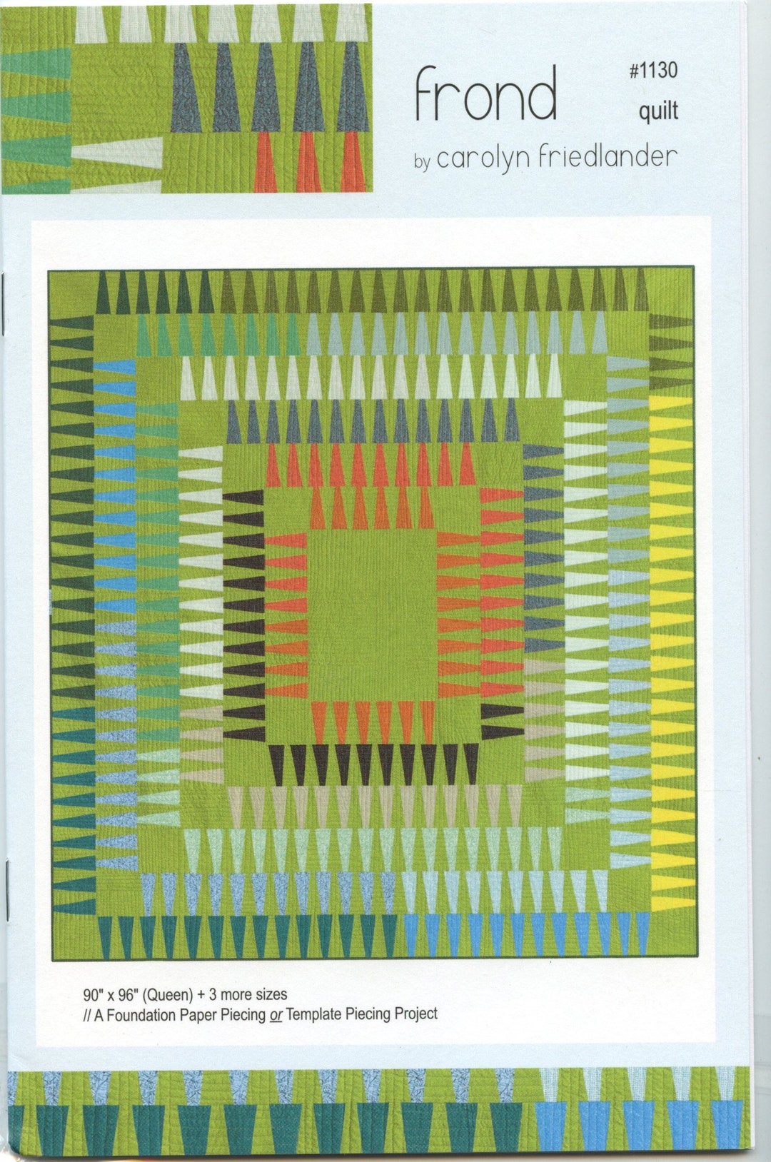 Frond Quilt Pattern by Carolyn Friedlander - Etsy