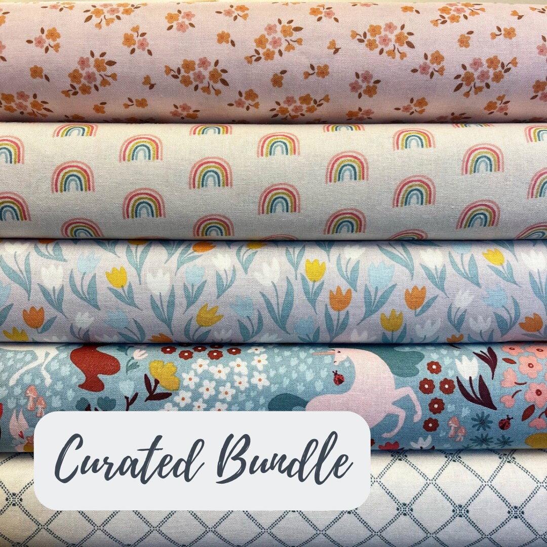 SALE - Fairy Dust Fat Quarter Bundle by Ashley Collett Design - 5 Fat ...