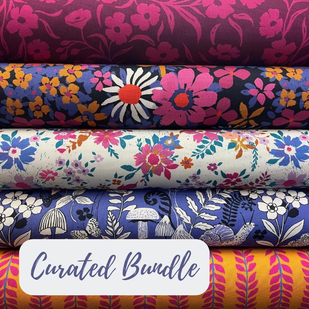 Maeve Fat Quarter Bundle by Crystal Manning for Moda - 5 Fat Quarters ...