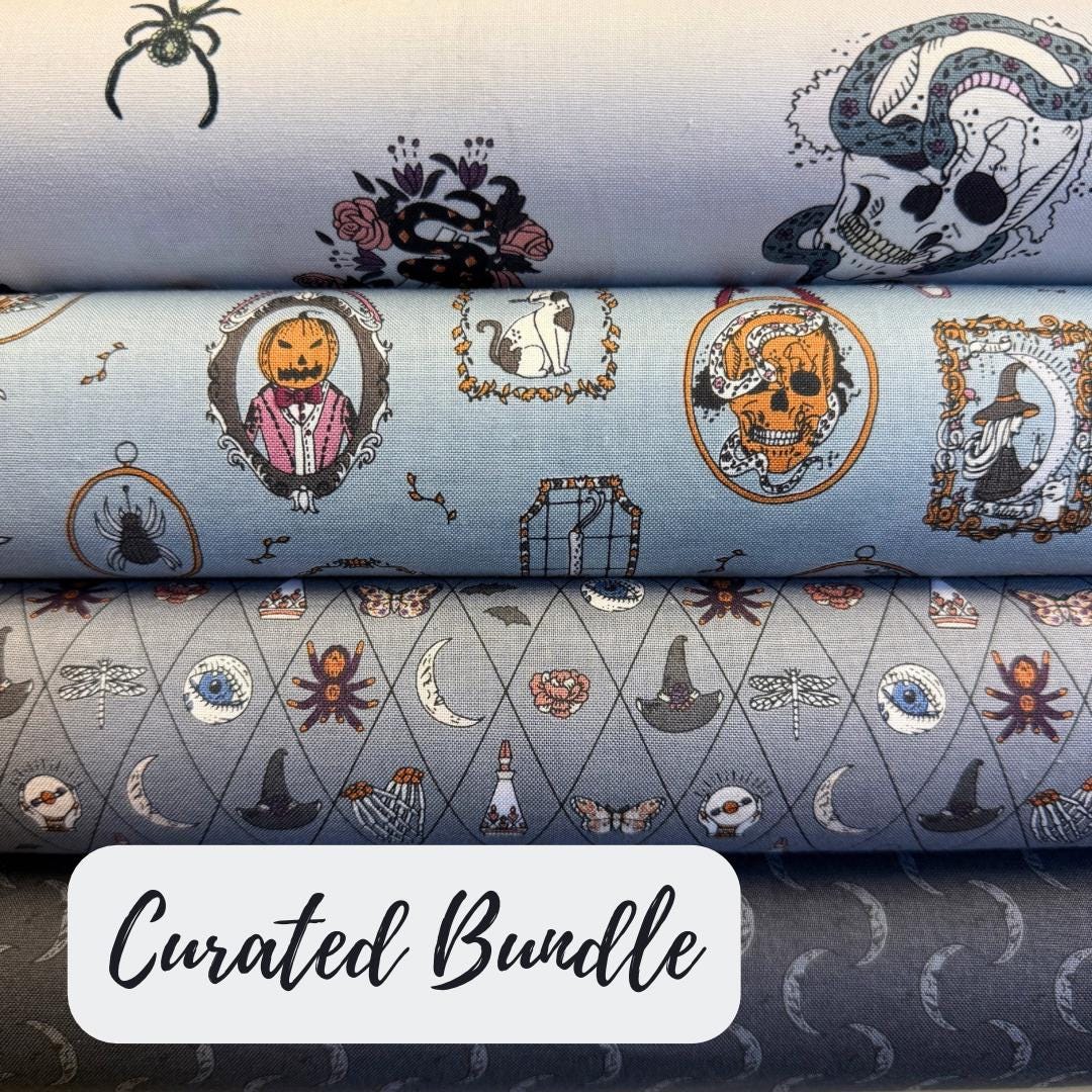 Victorian Nightmares Curated Fat Quarter Bundle - 4 Fat Quarters - Etsy