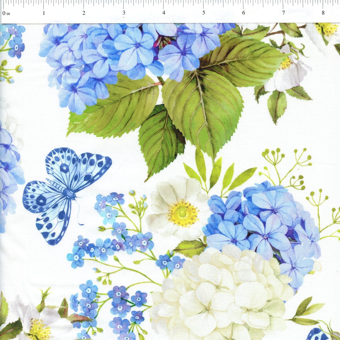Periwinkle Spring Large Floral in Periwinkle by in the Beginning ...