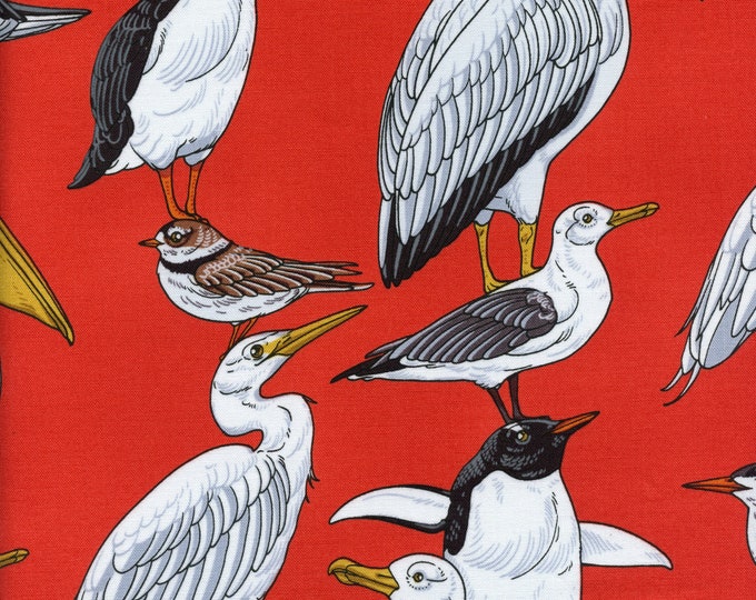SALE - End of Bolt - Birds of a Feather Sea Bird Stack in Vermillion by ...