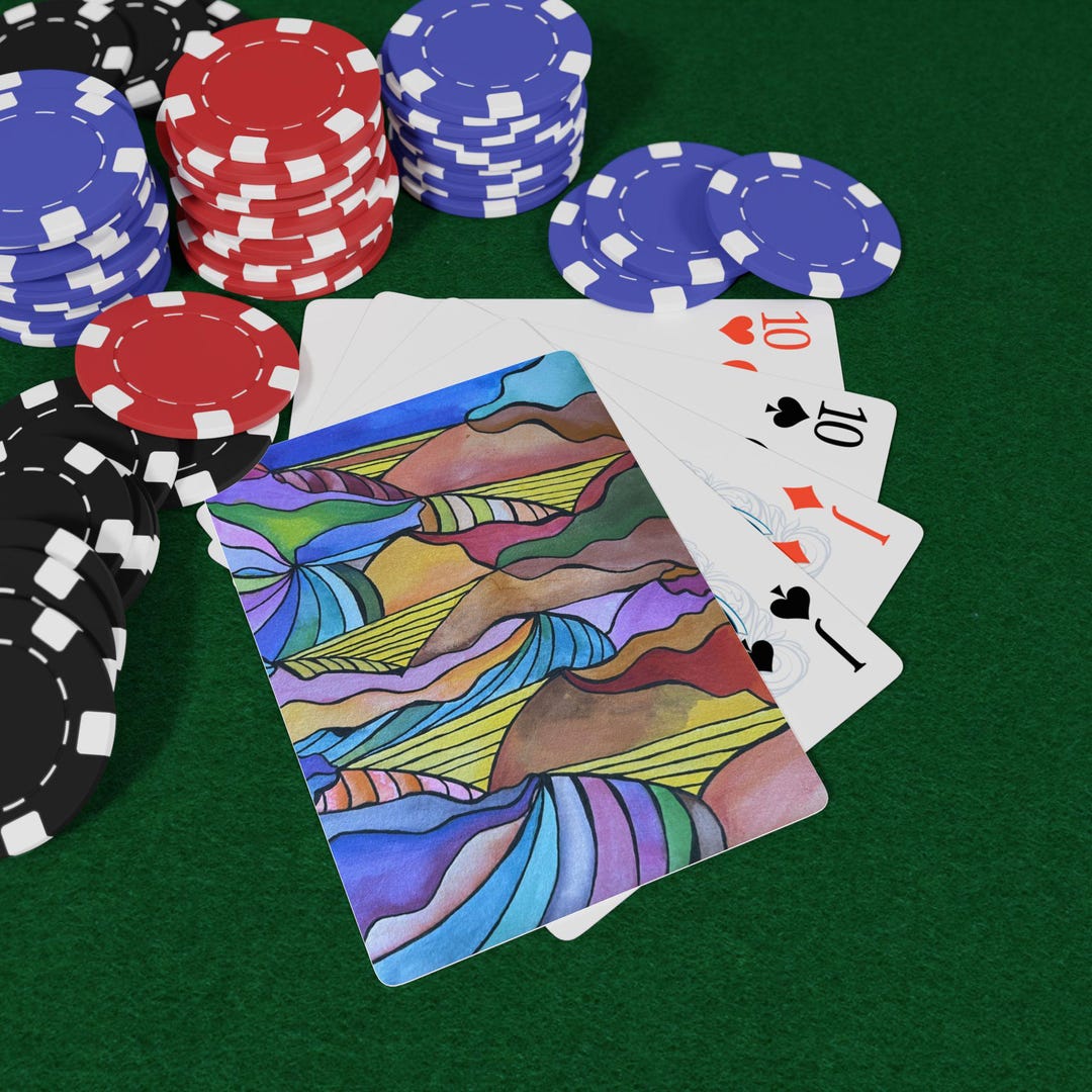 Forestsgrove Abstract Art - Poker Playing Cards - Etsy