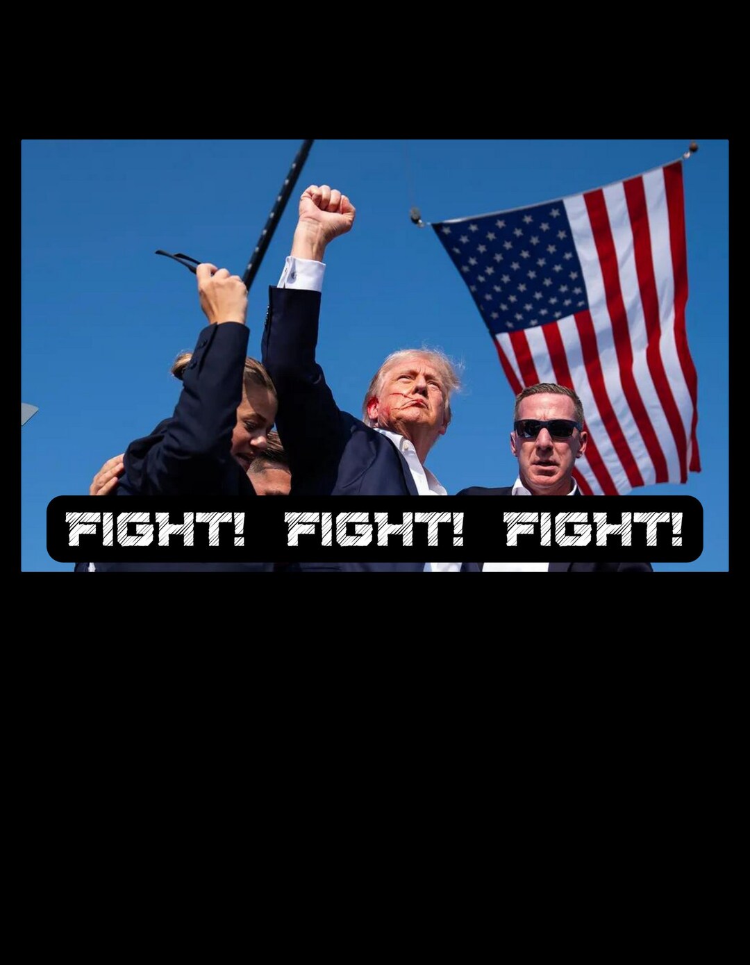 Trump Maga Assassination Attempt Fight Fight Fight USA - Etsy