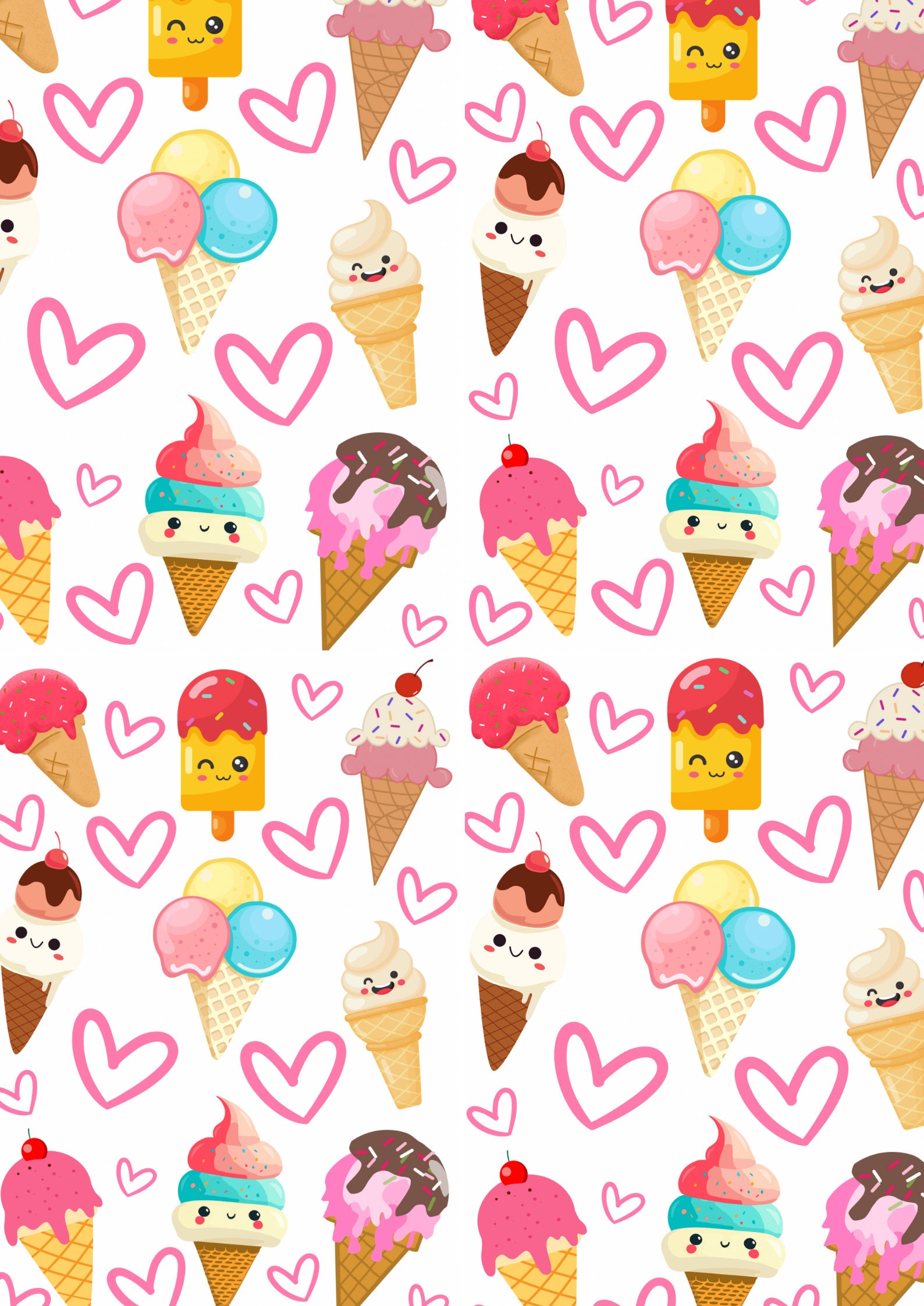 Seamless Pattern 5 Different Pattern Digital Product - Etsy