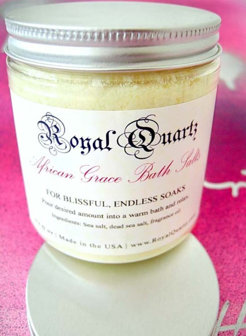 African Musk Bath Salts . Dead Sea Salt + Epsom Salt . Uplifting ...