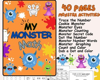 Number Activities for Kids, Math Workbook, Pre-school Math Learning ...