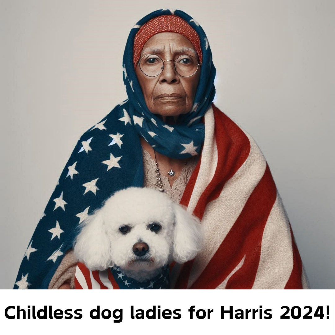 Childless Dog Ladies for Harris 2024 - Etsy