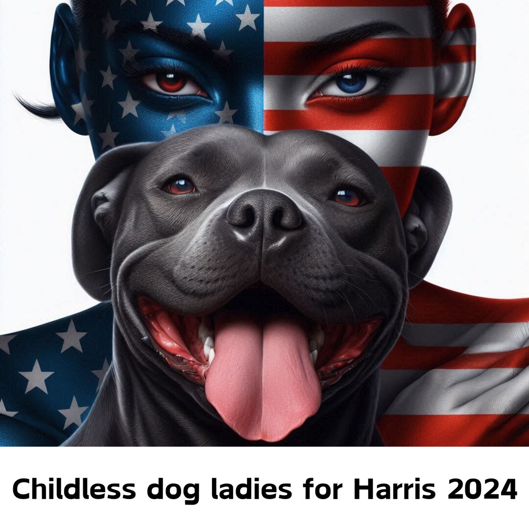 Childless Dog Ladies for Harris 2024 - Etsy