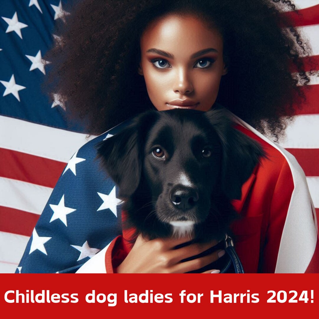 Childless Dog Ladies for Harris 2024 - Etsy