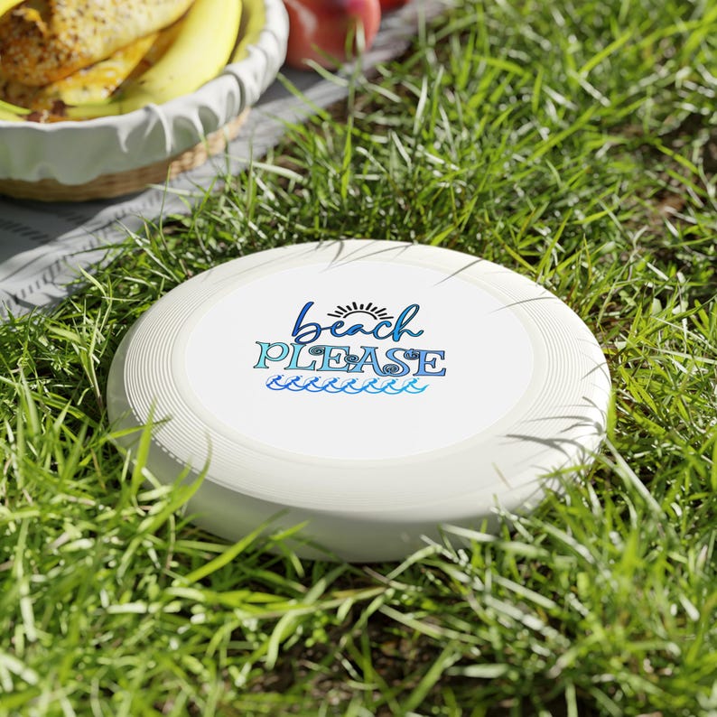 Beach Please Wham-o Frisbee, Custom Disc Golf Personalized Outdoor Disc ...