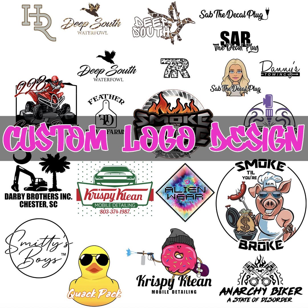 Custom Logo Design | Small Business Logo Design | 24 Hour Turn Around ...
