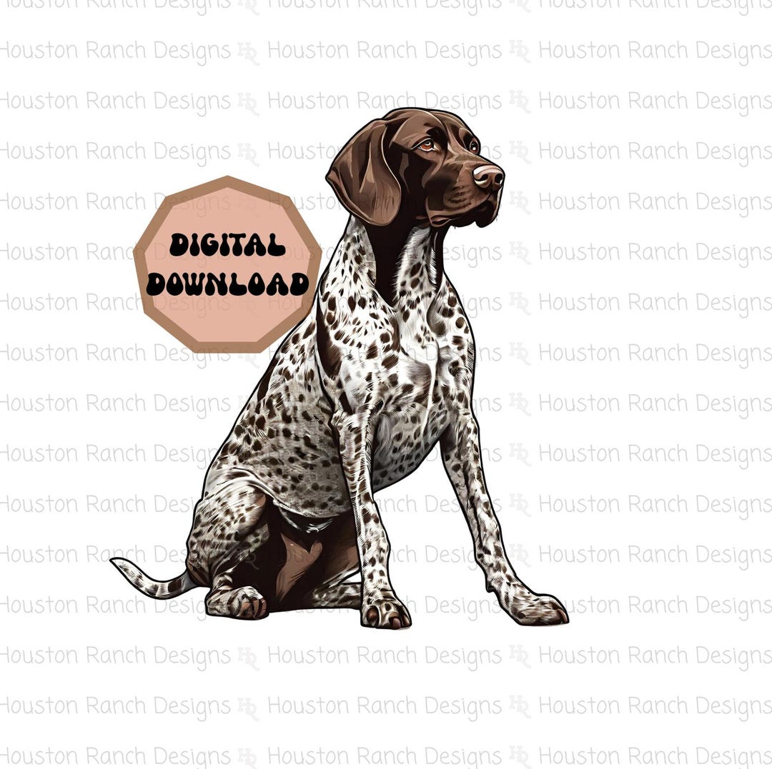 GSP | German Shorthair Pointer | Hunting Dog Design | Waterfowl - Etsy