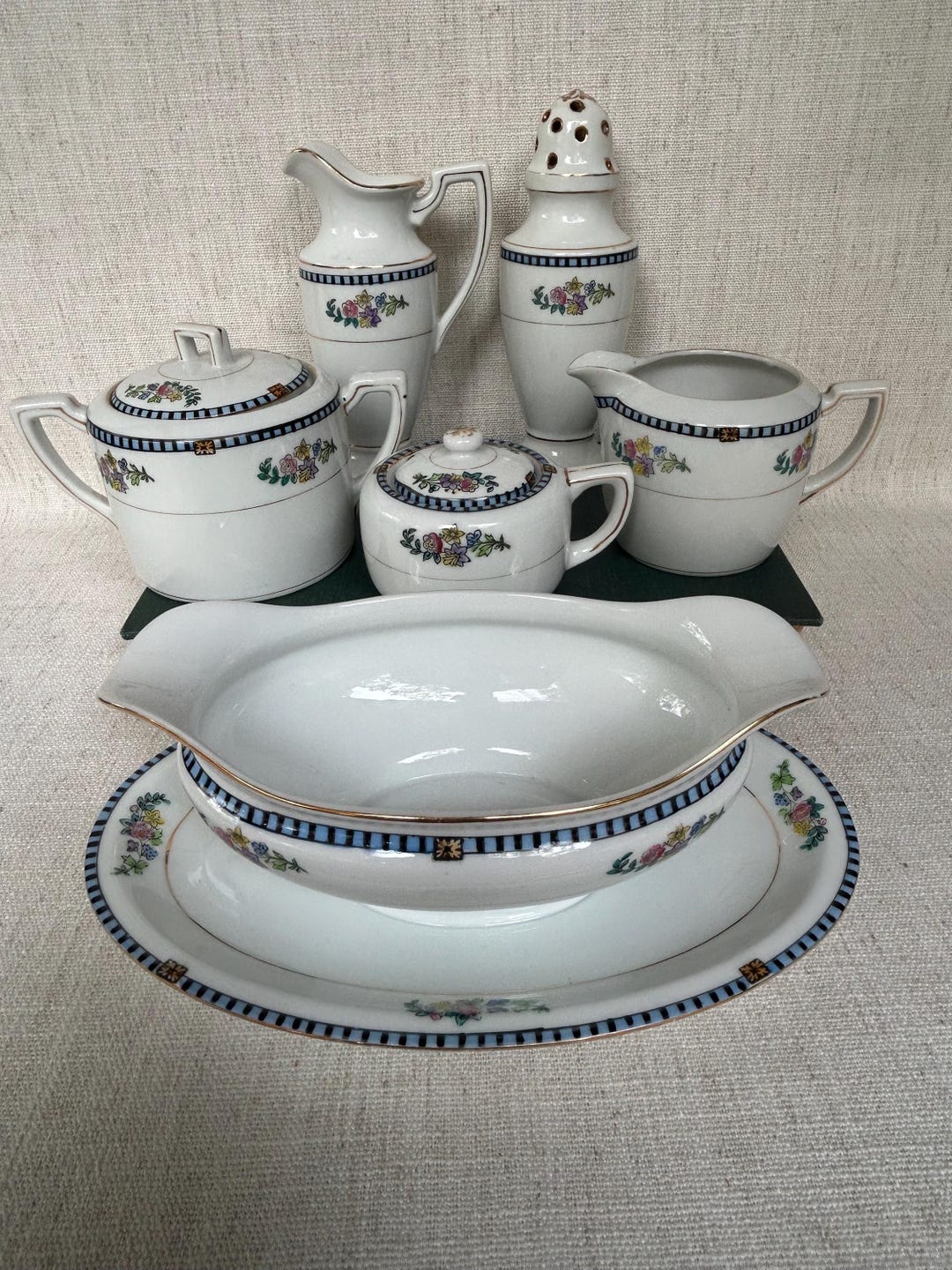 Antique Set of Noritake Sheridan Pattern Pieces Made in Japan 1921 - Etsy