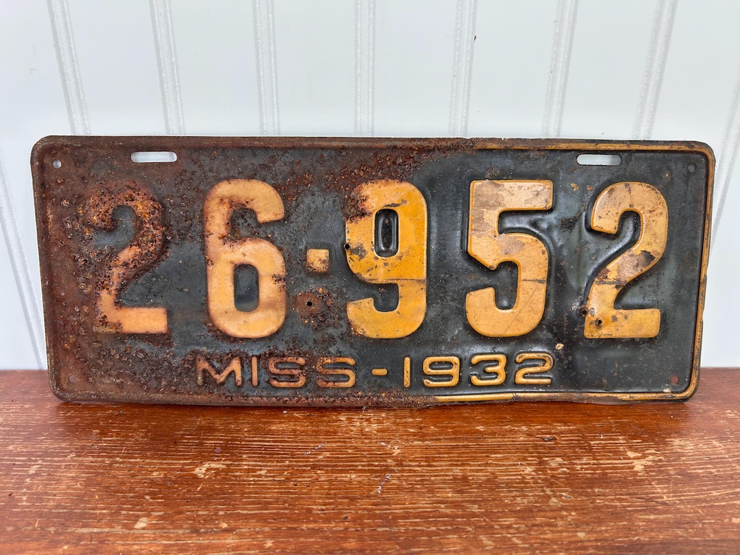 Antique Car Tag Ms