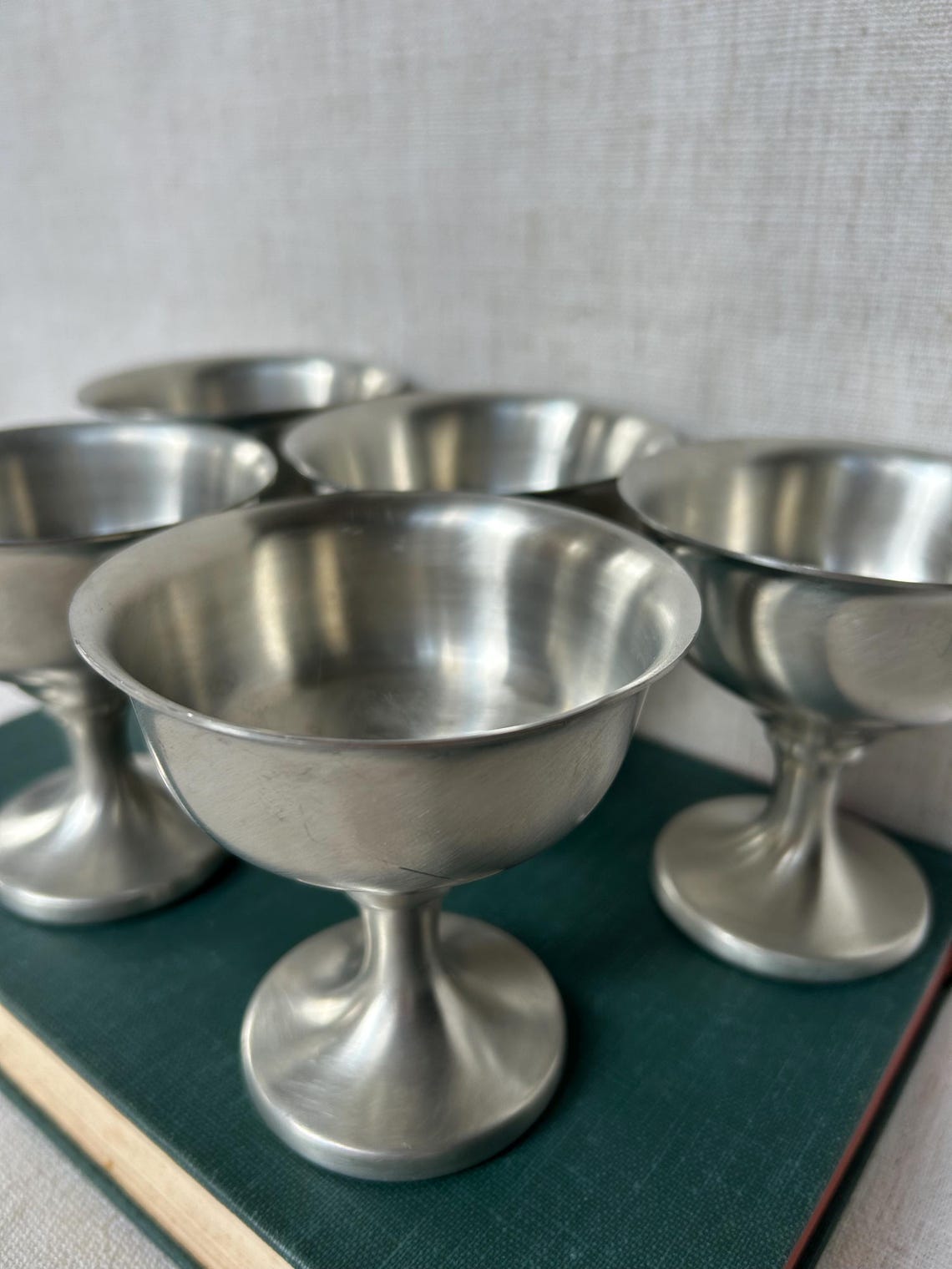 Vintage Preisner Pewter Goblets/wine Glasses/ Metal Set of 5 - Etsy