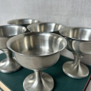 Vintage Preisner Pewter Goblets/wine Glasses/ Metal Set of 5 - Etsy