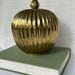 Vintage C.1960's Mid-century Solid Brass Fluted, Lidded Cachepot/urn ...