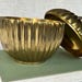 Vintage C.1960's Mid-century Solid Brass Fluted, Lidded Cachepot/urn ...