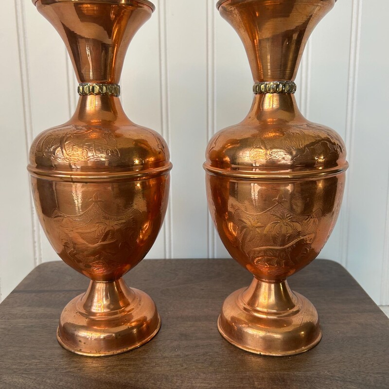 Copper Vases - Etsy