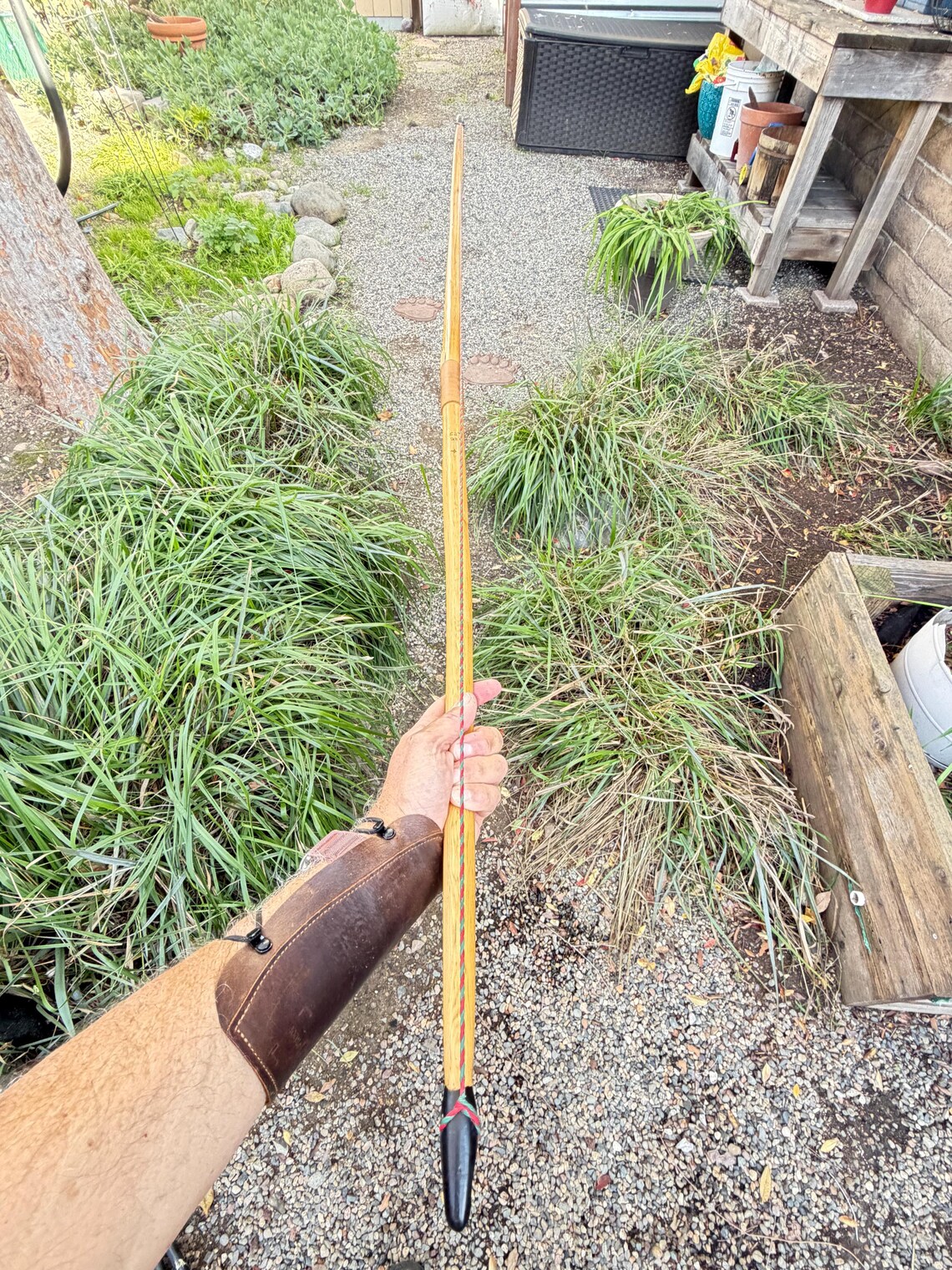 Handmade Yew Wood English Longbow: 52 Lb Draw - Etsy