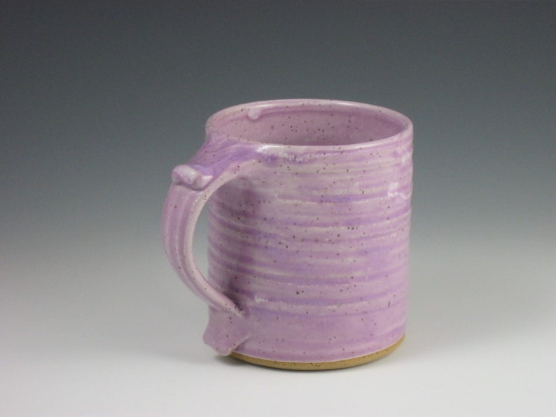 Glossy Violet Purple Thumbrest Coffee Mug - Etsy
