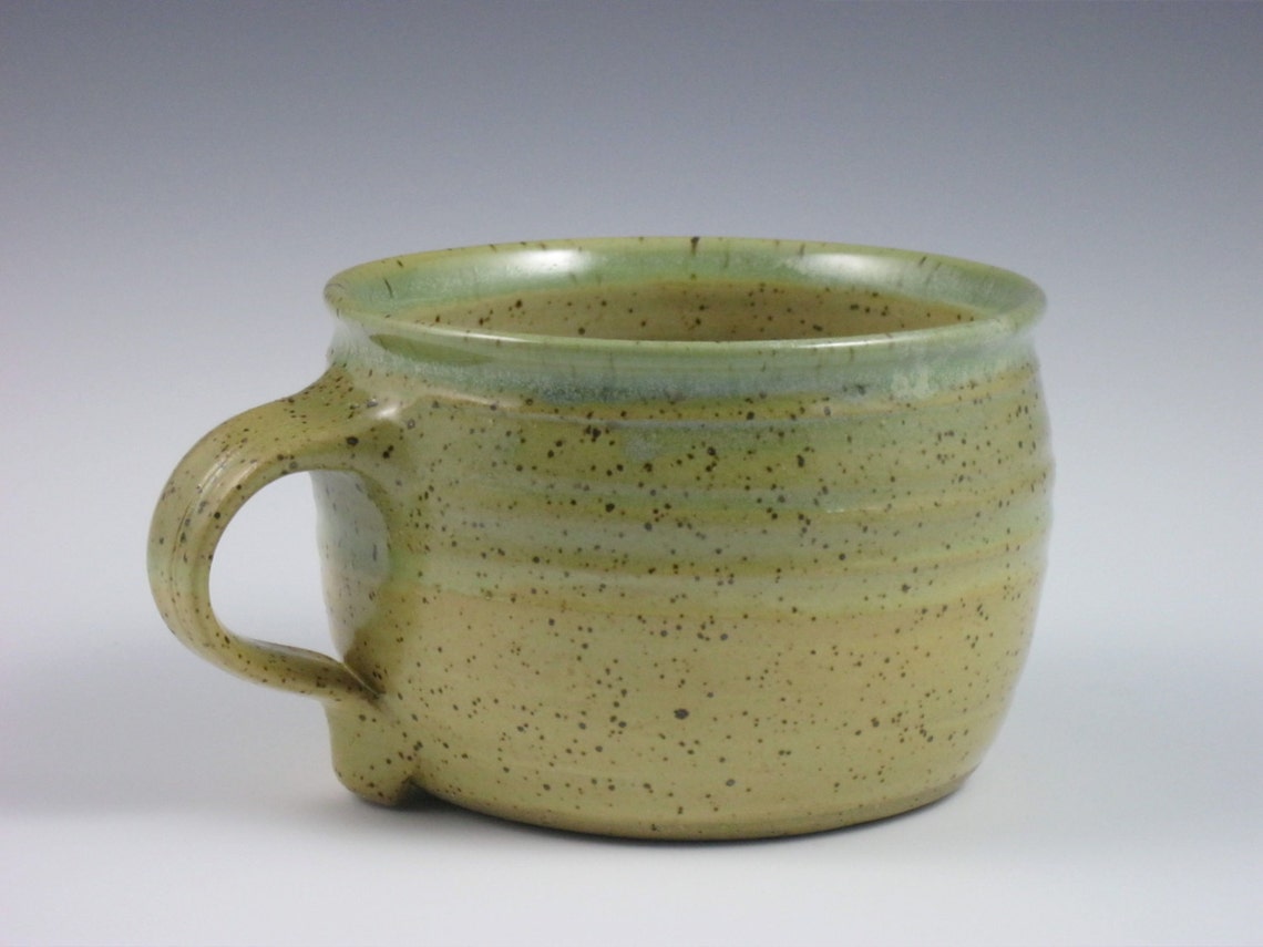 Matt Green Gold Chowder Mug | Etsy