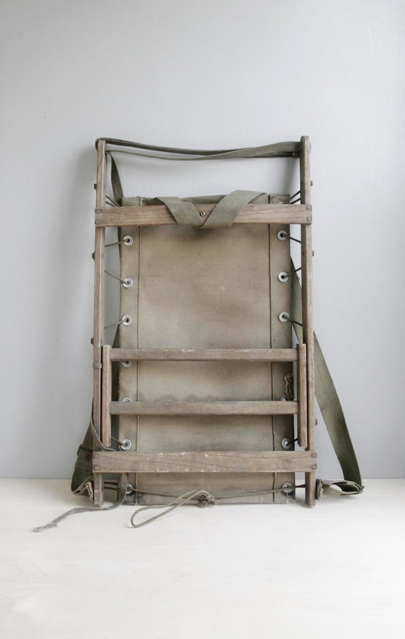 Vintage wood backpack frame | Etsy