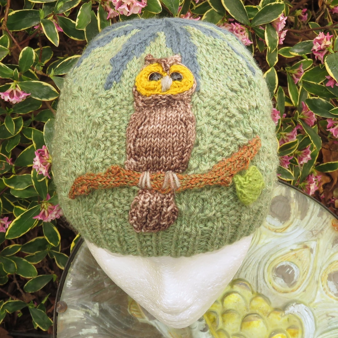 Creature Beanies, Bears and Owls, Assorted Sizes, Hand Knitted - Etsy