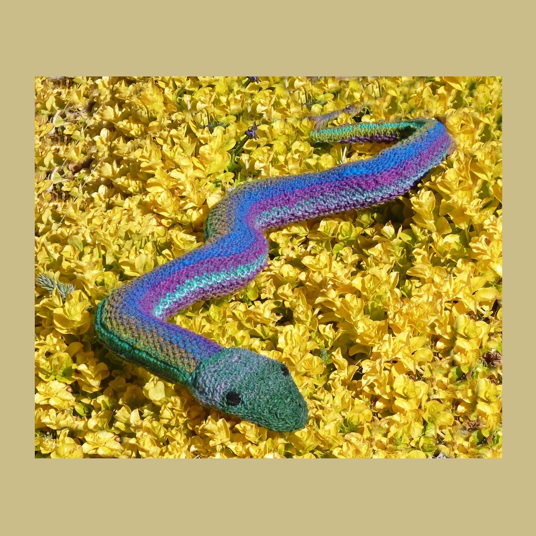 Knitting Pattern - Slithering Snake - Etsy