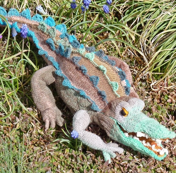 Knitting Pattern - Cantankerous Crocodile - Etsy