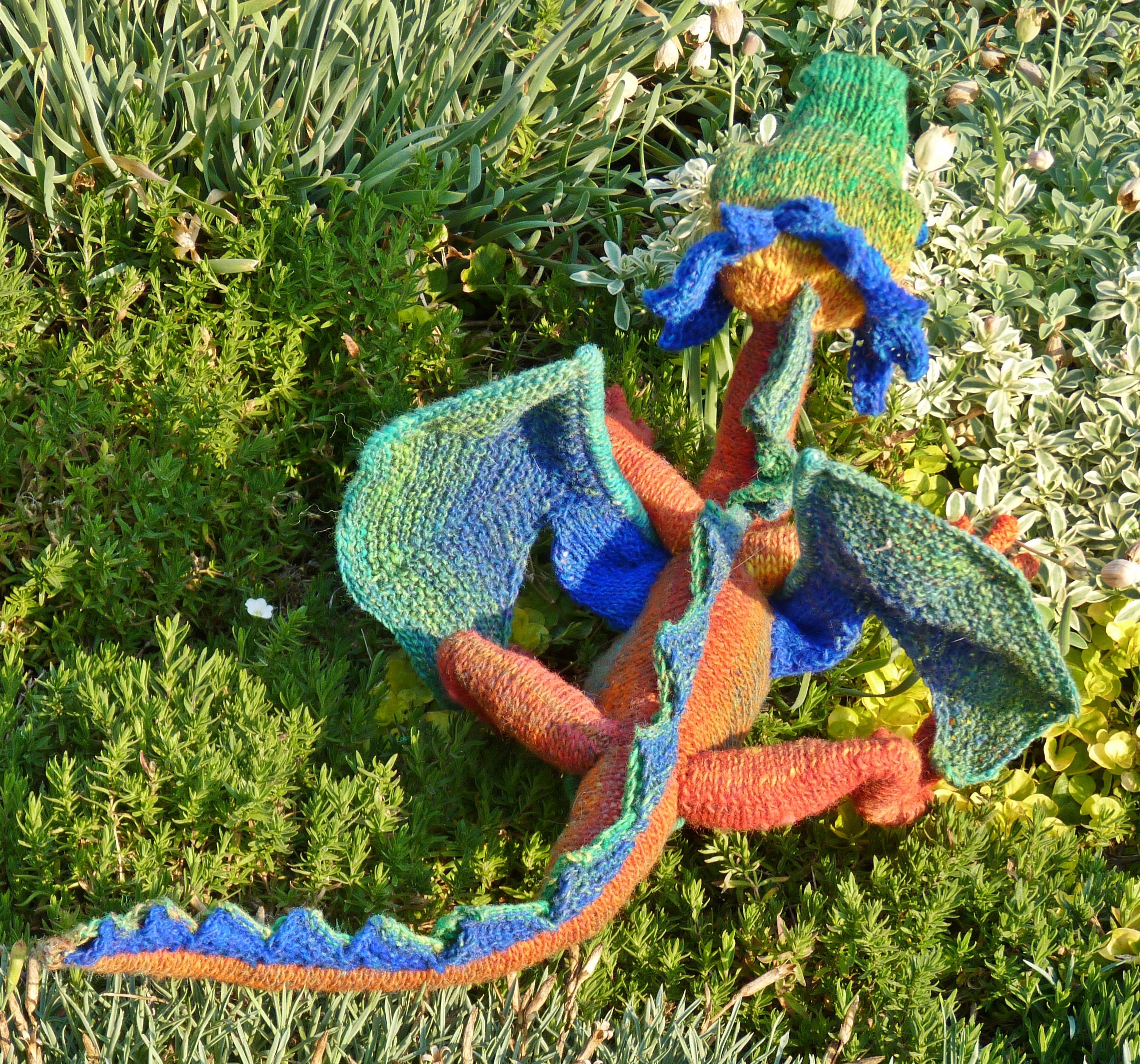 Knitting Pattern - Doughty Dragon - Etsy