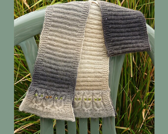 Owl Scarf Knit Pattern - Etsy Canada