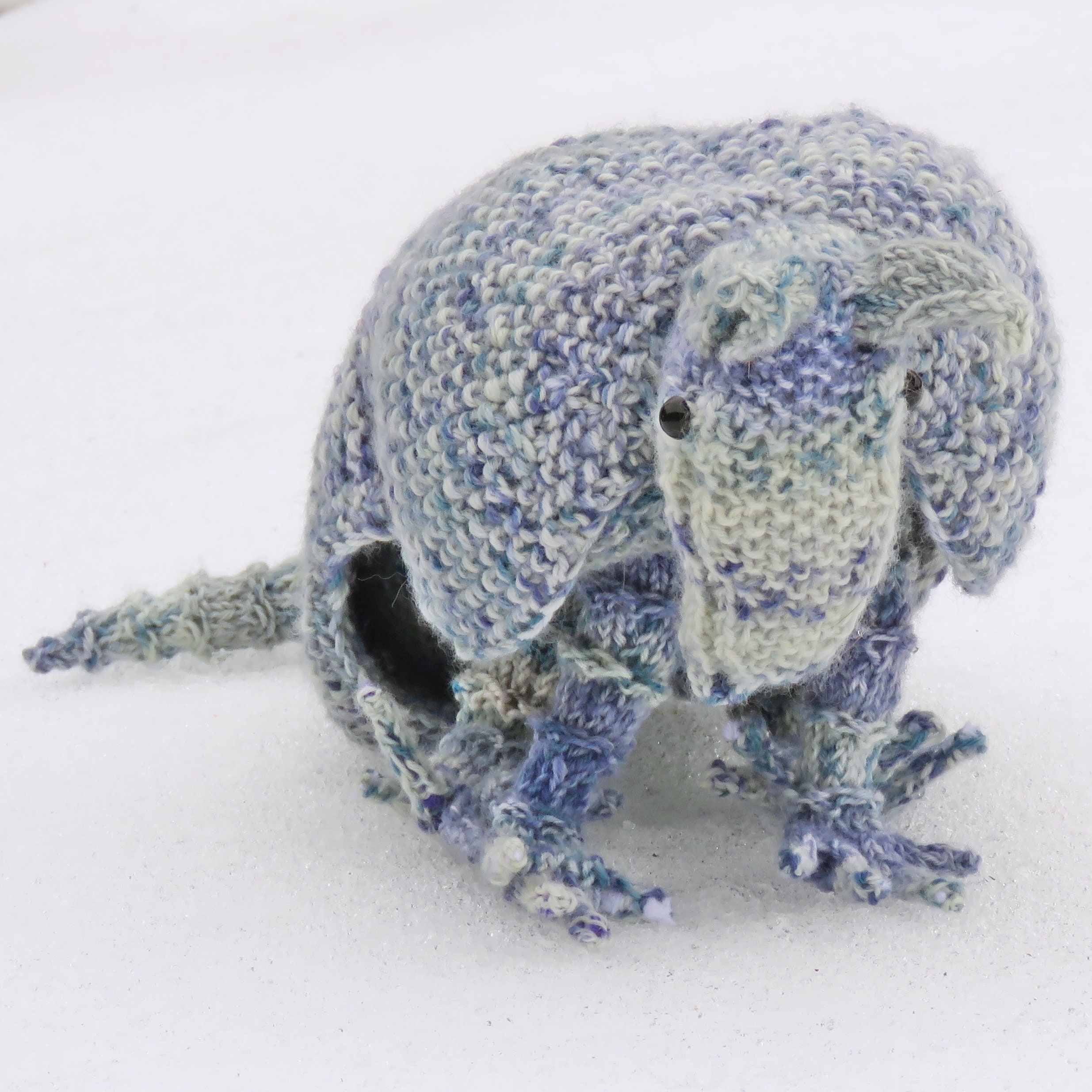 Knitting Pattern Antiquated Armadillo - Etsy