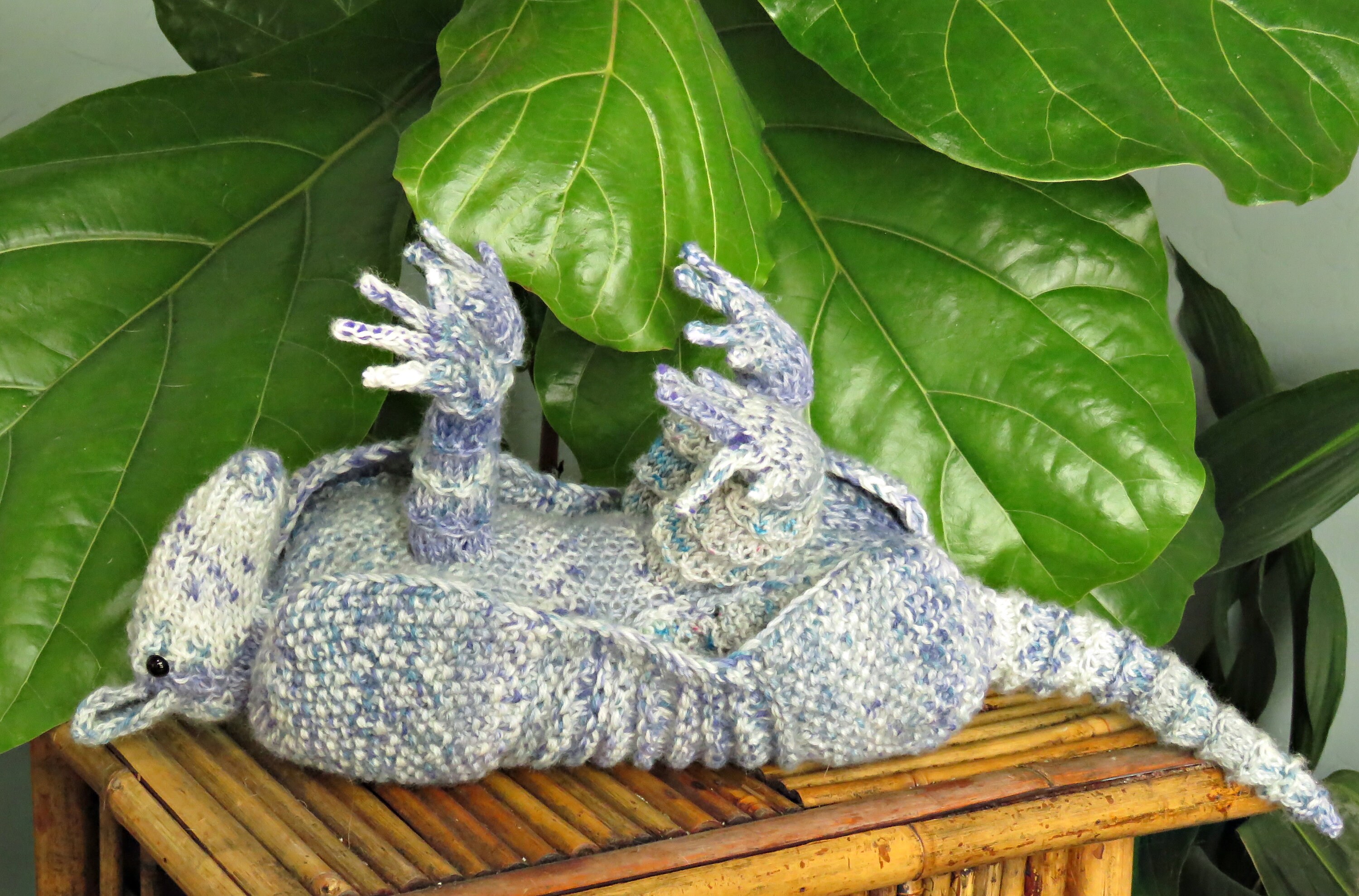 Knitting Pattern Antiquated Armadillo - Etsy