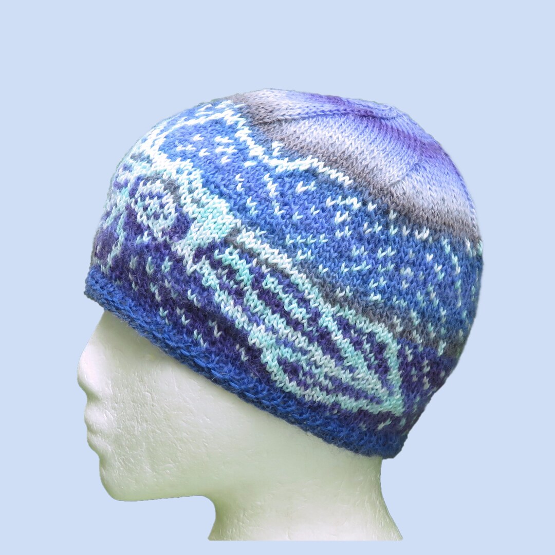 Knitting Pattern Stranded/intarsia Kraken Beanie - Etsy