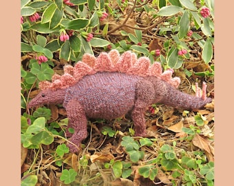STIGGY the STEGOSAURUS Dinosaur Knitting Pattern by Georgina Manvell ...