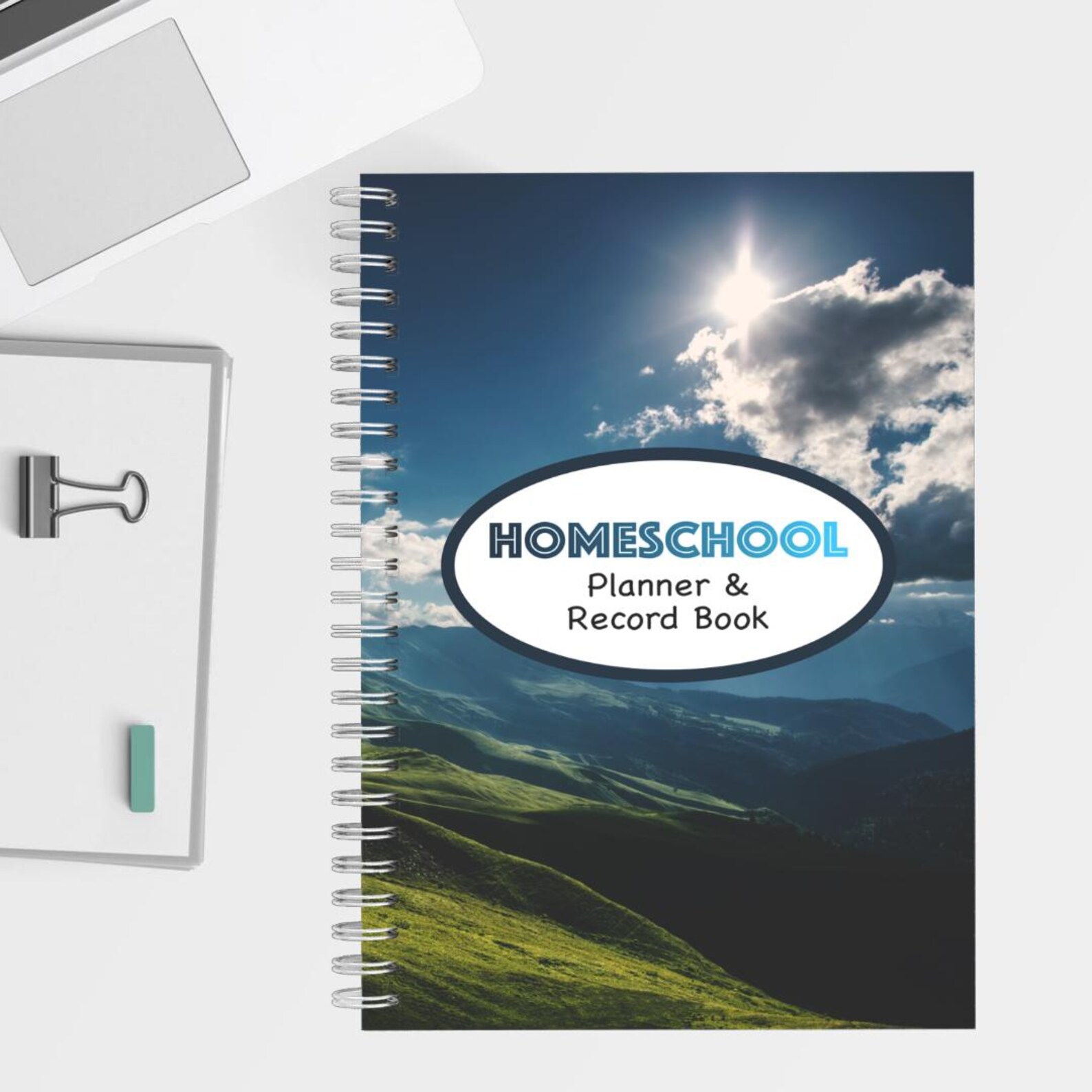 Homeschool Planner and Record-keeping Book | Spiral-bound 6x9 ...