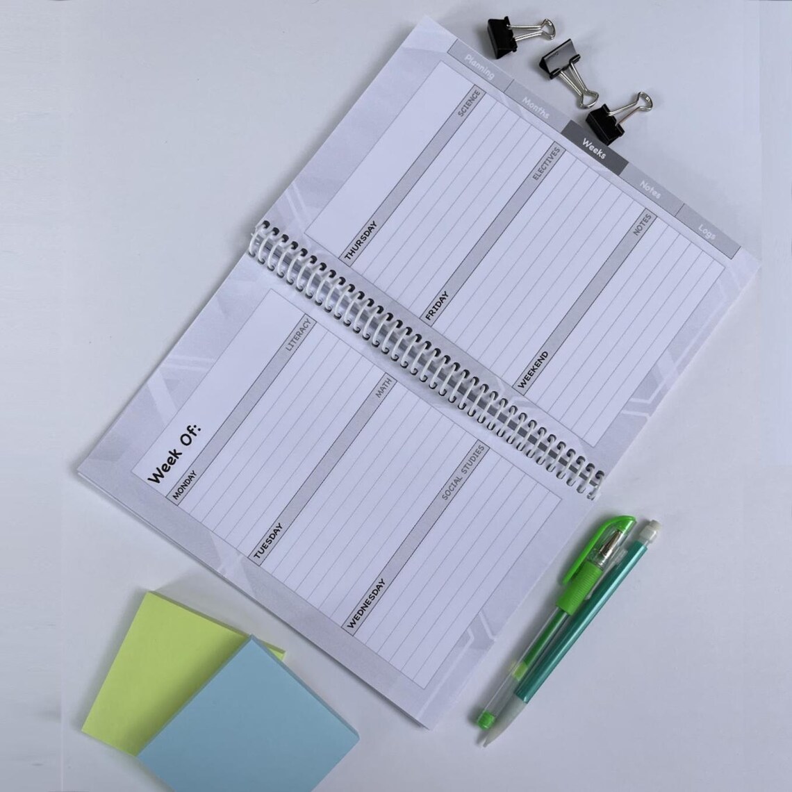 Homeschool Planner and Record-keeping Book | Spiral-bound 6x9 ...
