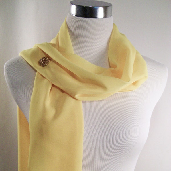 Yellow Chiffon Dress - Etsy