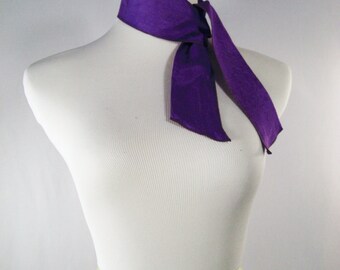 Royal Purple Scarf | Etsy