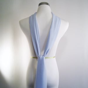 Ice Blue Chiffon Evening Wrap / Shawl – Custom Made Ice Blue Chiffon ...